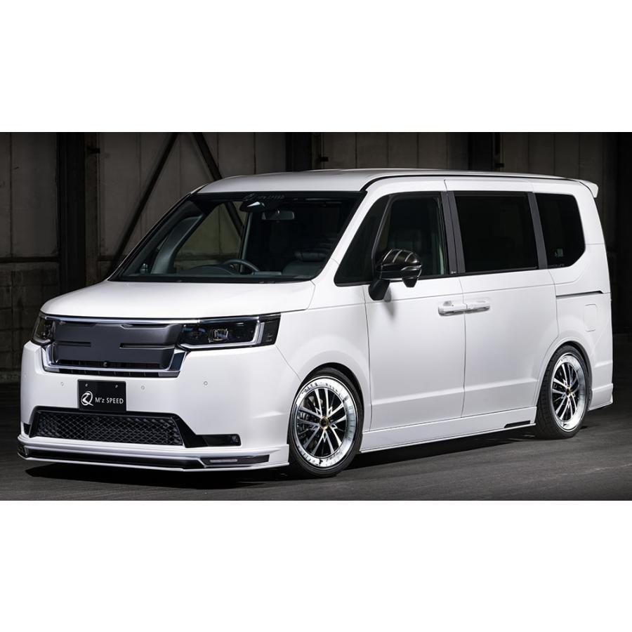 ステップワゴン RP6/7/8 4点KIT シボ加工のつや消しブラック仕様 AES製 未塗装 3124-s001 M'z SPEED GRACE LINE : aabm6538aert ...