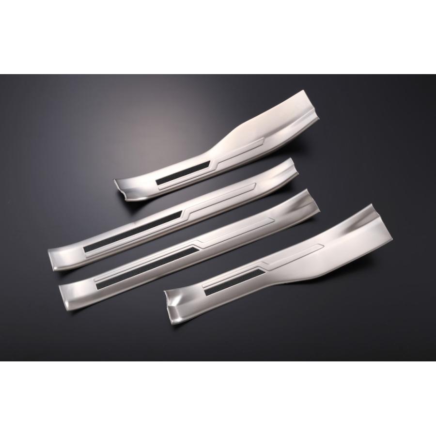 Silk Blaze シルクブレイズ 60系 プリウス MXWH6#/ZVW6# インナースカッフプレート ステンレス SB-60PR-018 SilkBlaze : シンシアモール ...