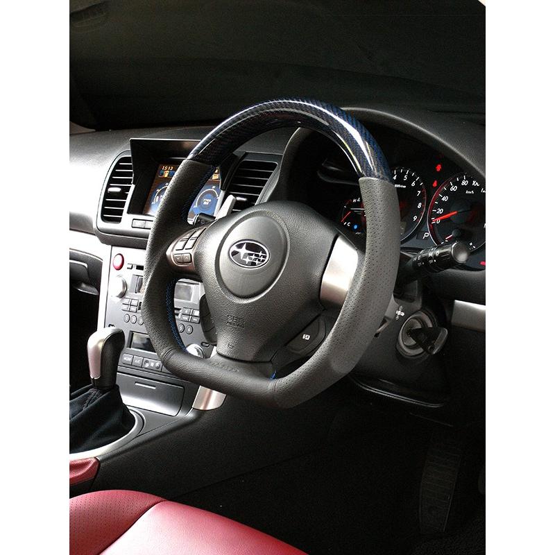 DAMD ダムド ステアリング SS358-D(L)カーボン インプレッサ Sti GR GV スタイリングエフェクト : シンシアモール Yahoo!店 - 通販 - Yahoo!ショッピング