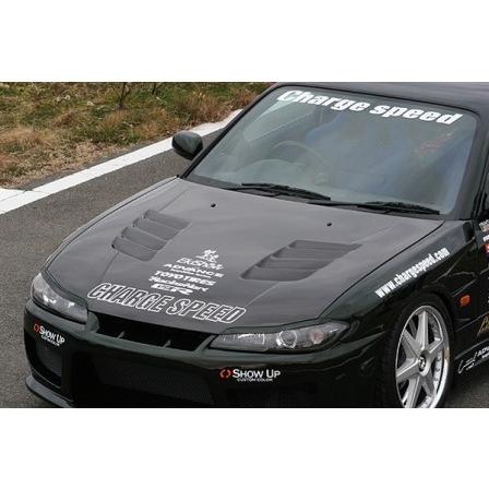 チャージスピード 180SX RPS RS13 ボンネット T-2（S15用） FRP 未塗装 CHARGE SPEED 撃速CHARGE ...