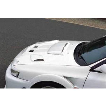 チャージスピード インプレッサ GC8/GF8 ボンネット ダクト付 FRP 未塗装 CHARGE SPEED 撃速CHARGE SPEED ...
