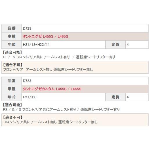 タントエグゼ シートカバー L455S/L465S ベレッツァ カジュアル 軽自動車 D723 シート 内装 :aafn2815ahar:シンシアモール Yahoo!店 - 通販 ...