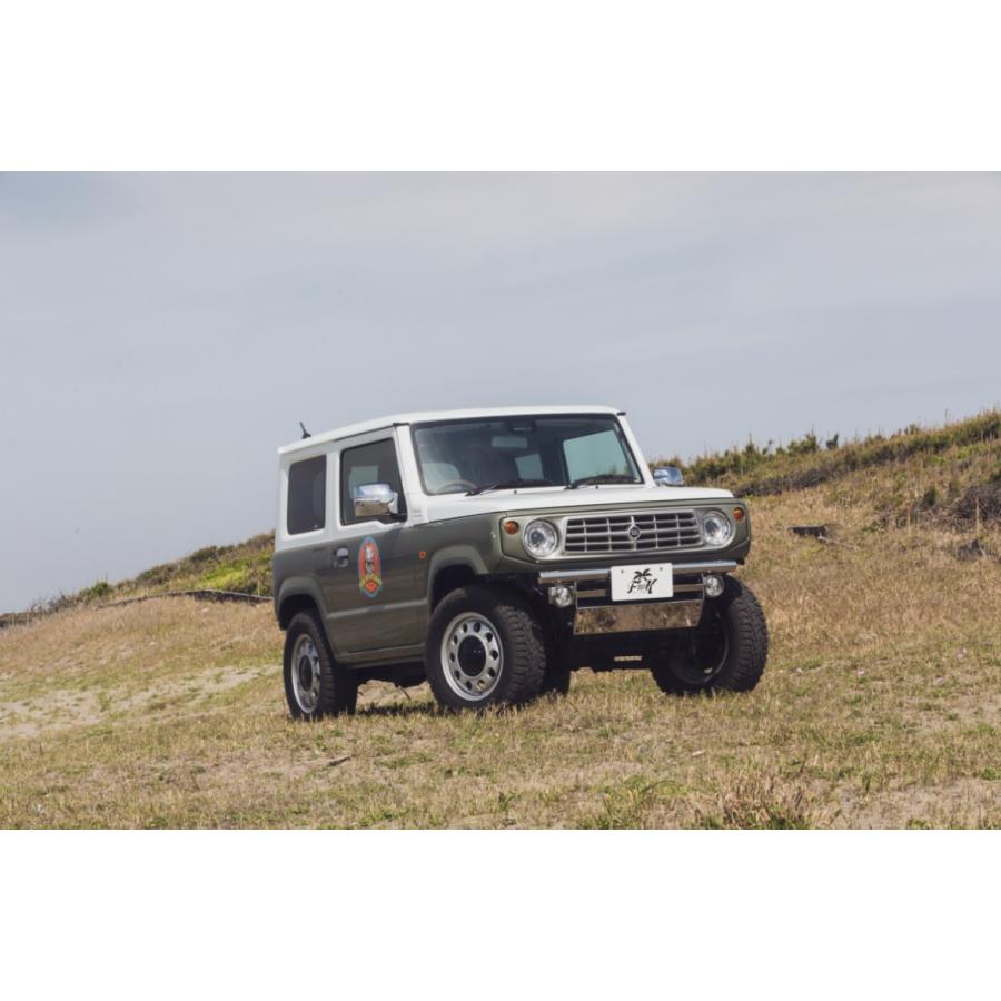 シンシアモール Yahoo 店ファン ウィズ ケーカー ジムニー JB64W シエラ JB74W フリーダム フロントバンパー ステンレス フォグステー有スキッドプレート有 Fun with ...