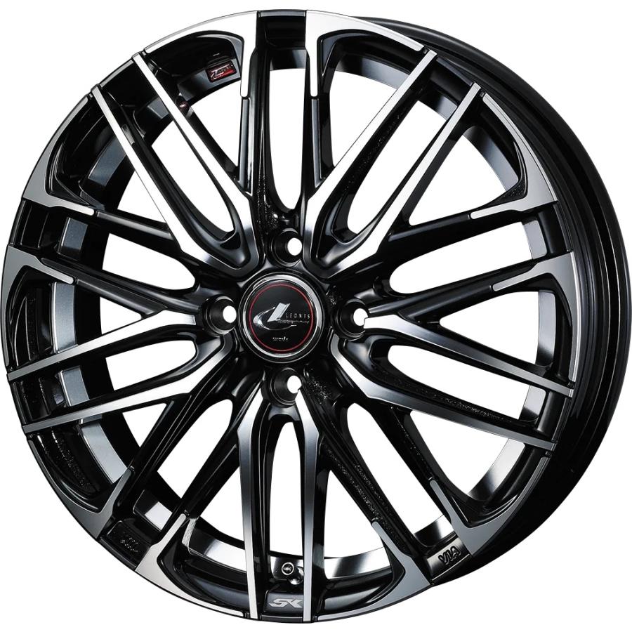 WEDS ウェッズ LEONIS SK ホイール 15インチ 5H100 6J+45 1本 5穴 レオニス PBMC パールブラックミラーカット : シンシアモール Yahoo!店 - 通販 ...
