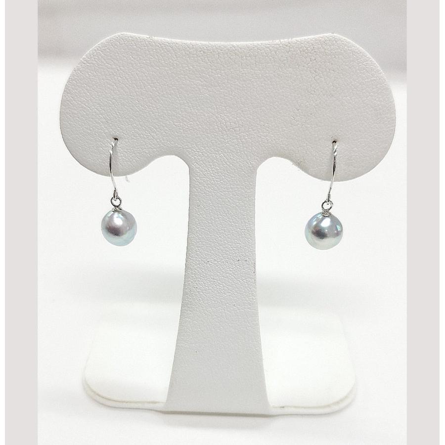 海蛍WGブラシンプルフックピアス 7.5mm E-1114 : 真珠のキタムラ - 通販 - Yahoo!ショッピング