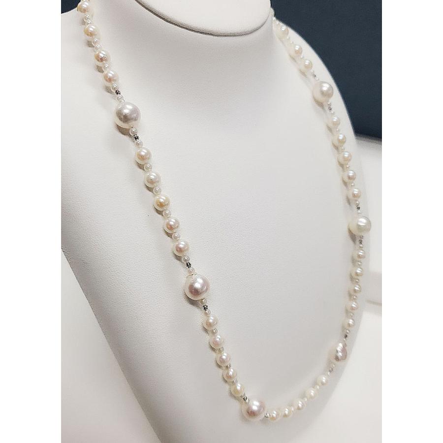 あこやデザインネックレス P-491 : 真珠のキタムラ - 通販 - Yahoo!ショッピング