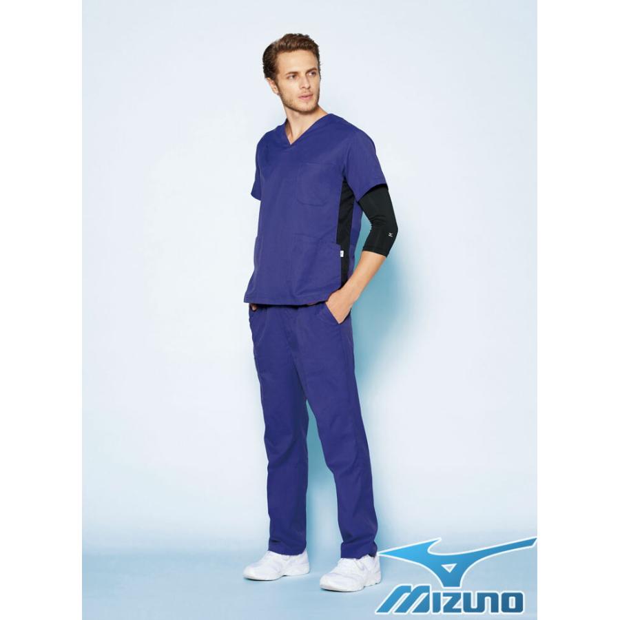ミズノ スクラブパンツ MZ-0074 男女兼用 レディース メンズ ズボン ストレッチ 吸汗速乾 制電 抗菌防臭病院 看護師 医者 介護士 クリニック 医療用白衣 MIZUNO : ナース ...