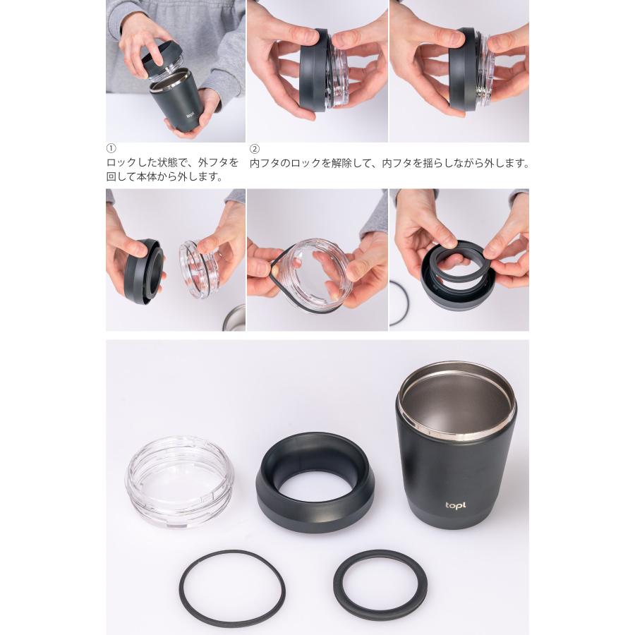 タンブラー TOPL トゥゴータンブラー 235ml （ トップル ステンレスタンブラー 蓋付き 保温 保冷 真空断熱 360度 透明蓋 ） : シゼム ヤフー店 - 通販 - Yahoo ...