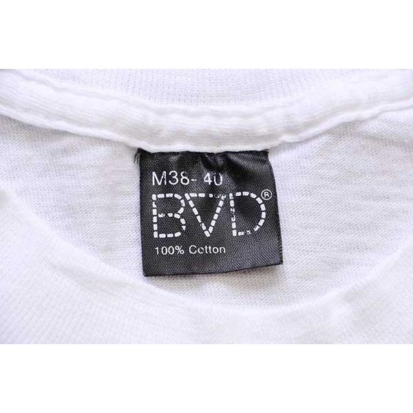 B.V.D ★80s USA製 BVD 無地 コットンTシャツ 白 M★A オールド ビンテージ インナー アンダー クルーネック ホワイト : Used Clothing Sixpacjoe ...
