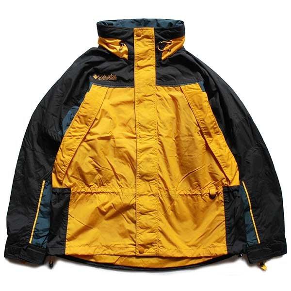 Columbia ★90s Columbiaコロンビア Fire Ridge マルチカラー 切り替え ナイロンジャケット L★オールド ...