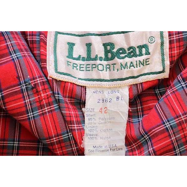 L.L.Bean 80s USA製 G9タイプ タータンチェックライナー ハリントンジャケット ライトベージュ 42L★オールド ビンテージ スイングトップ : Used Clothing ...