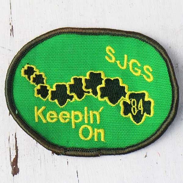80s Keepin On SJGS パッチ★ワッペン ビンテージ オールド キャンプ BSA ボーイスカウト ガールスカウト : Used ...