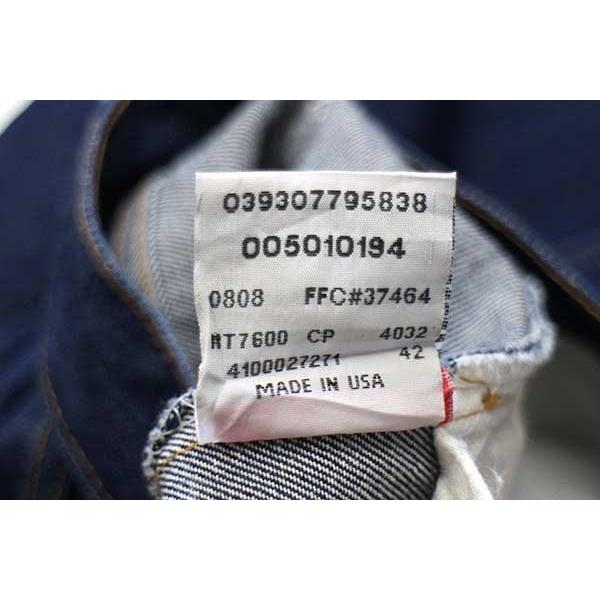 Levi's 00s USA製 Levi'sリーバイス 501 デニムパンツ w42★SDP2075 オールド ジーンズ ストレート オーバーサイズ ビッグサイズ 濃紺 : Used ...