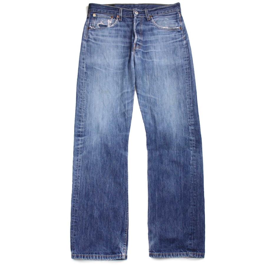 00s ハンガリー製 Levi'sリーバイス 501 ダメージ デニムパンツ ヒゲ w31 L32★SDP2283 ユーロ オールド ジーンズ ストレート ボロ :231126-59:Used ...