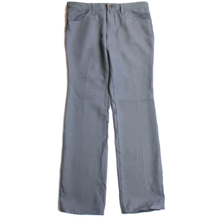 Wrangler（ラングラー） 90s USA製 82GY ランチャードレスジーンズ ポリエステルパンツ カスタム グレー w36 L32 ...