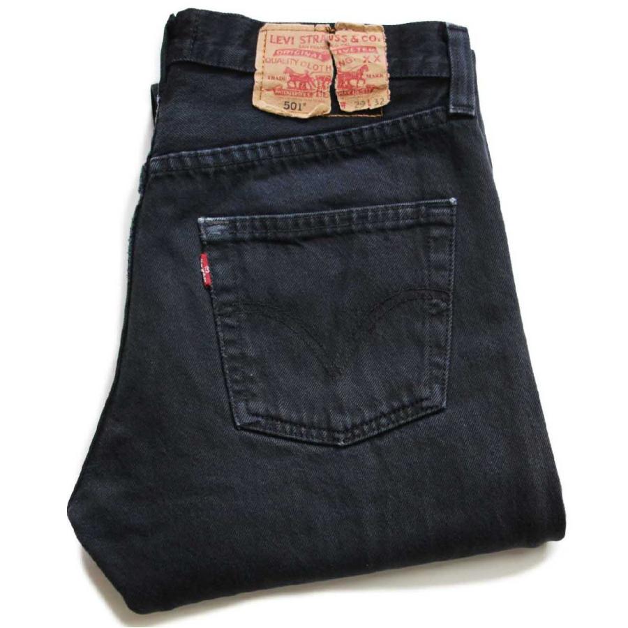 Levi'sリーバイス 501 後染め ブラック デニムパンツ w29 L32★SDP2483 オールド ジーンズ ストレート : 240309-4 : Used Clothing ...