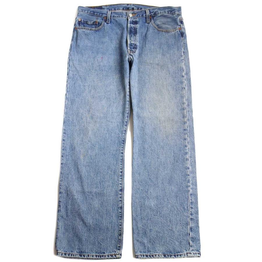 00s Levi'sリーバイス 501 ダメージ デニムパンツ w38 L32★SDP2949 オールド ジーンズ ストレート ボロ クラッシュ ビッグサイズ : 240710-14 ...