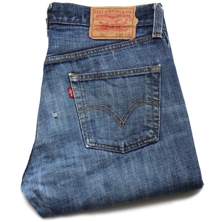 Levi's Levi'sリーバイス 501 USED加工 デニムパンツ w30★SDP2965 オールド ジーンズ ストレート ヒゲ : Used Clothing Sixpacjoe ...