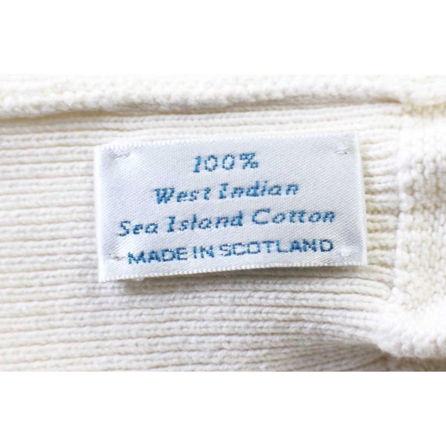 POLO RALPH LAUREN（ポロ・ラルフローレン） スコットランド製 BALLANTYNE 無地 Sea Island Cotton ...