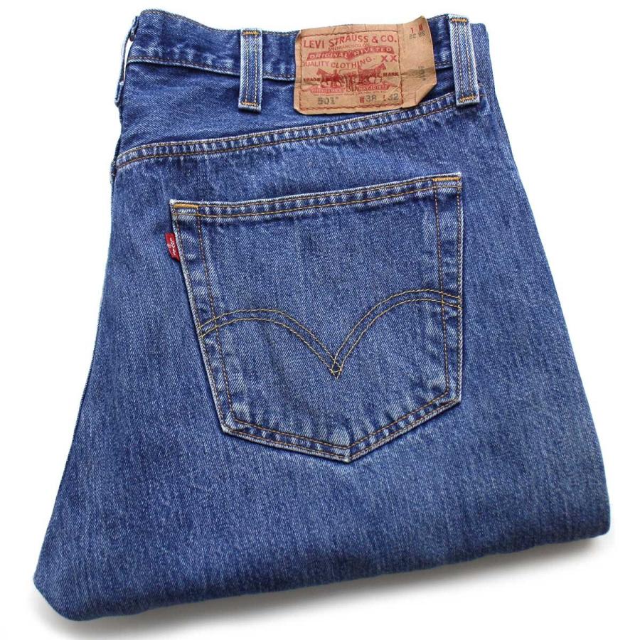 Levi's 00s メキシコ製 Levi'sリーバイス 501 デニムパンツ w38 L32★SDP3249 オールド ジーンズ ストレート ヒゲ オーバーサイズ ビッグサイズ : Used ...