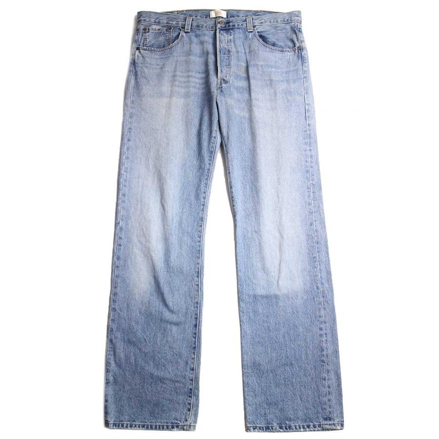 Levi's 00s メキシコ製 Levi'sリーバイス 501 USED加工 デニムパンツ w38 L34★SDP3250 オールド ジーンズ ストレート ダメージ ビッグサイズ ...