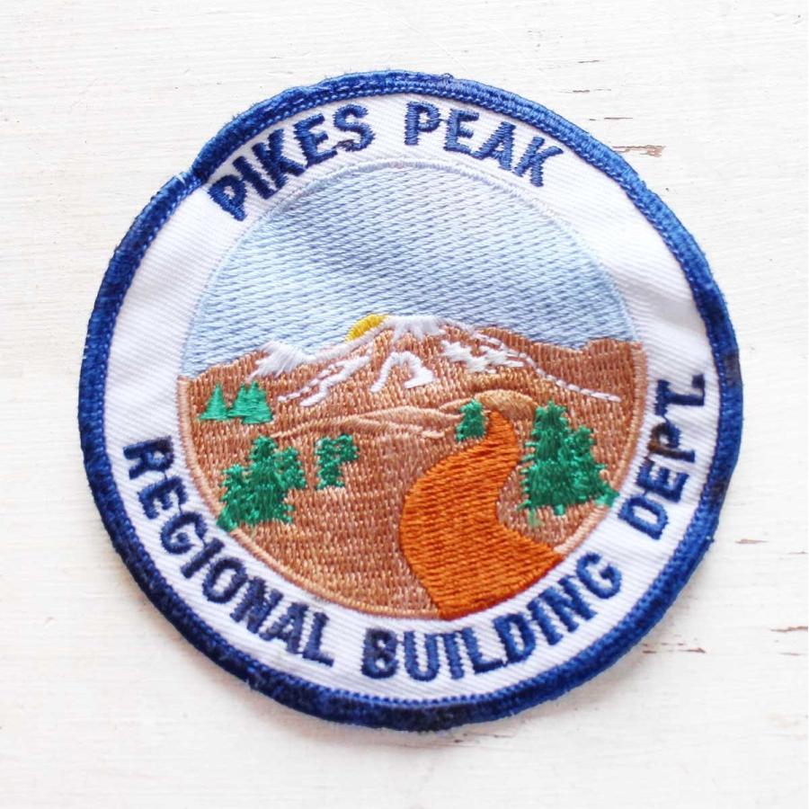 PIKES PEAK REGIONAL BUILDING DEPT.パッチ★ワッペン オールド ビンテージ パイクスピーク ロッキー山脈 マウンテン 建築 : 241114-50 : Used ...