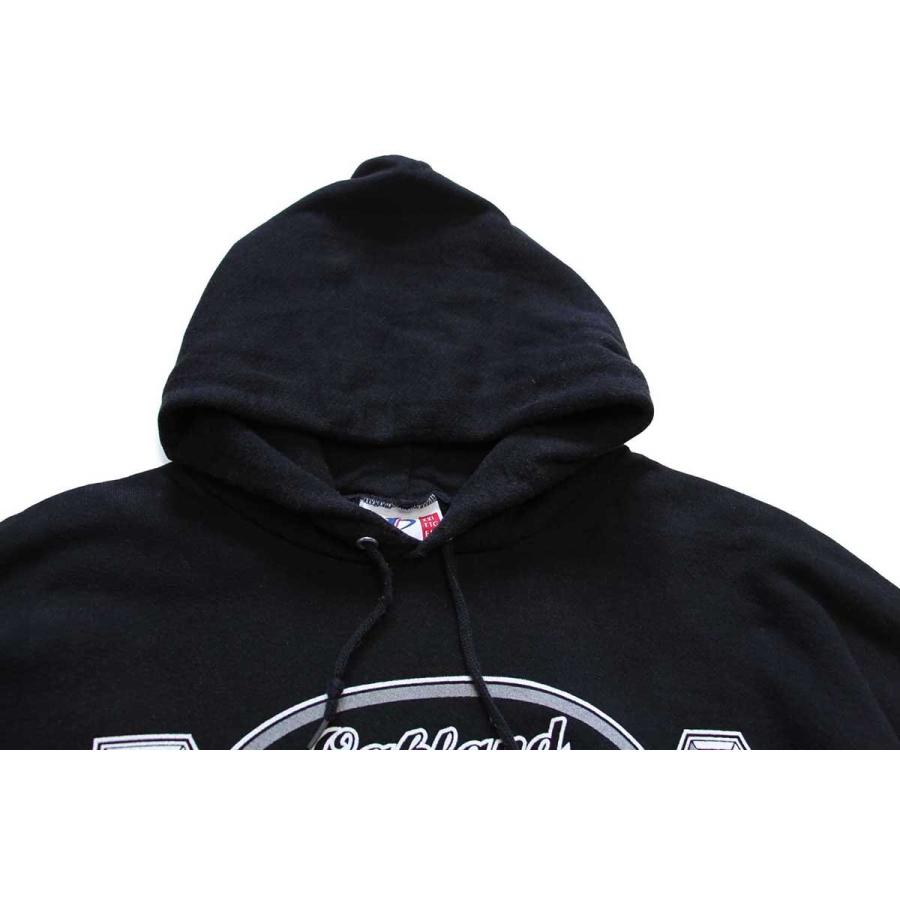 90s USA製 NFL Oakland RAIDERS スウェットパーカー 黒 XXL 90s USA製 NFL Oakland RAIDERS スウェットパーカー 黒 XXL