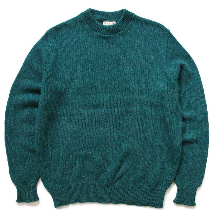 L.L.Bean 80s USA製 無地 ウールニット セーター グリーン ミックス L★ビンテージ オールド アウトドア : Used Clothing Sixpacjoe - 通販 ...
