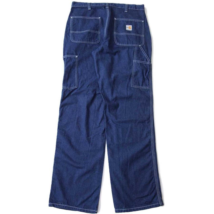 Carhartt メキシコ製 carharttカーハート FR デニム ペインターパンツ w32 L32★C ワーク カーペンター ロガー ダンガリー キャンプ 焚き火 : Used ...