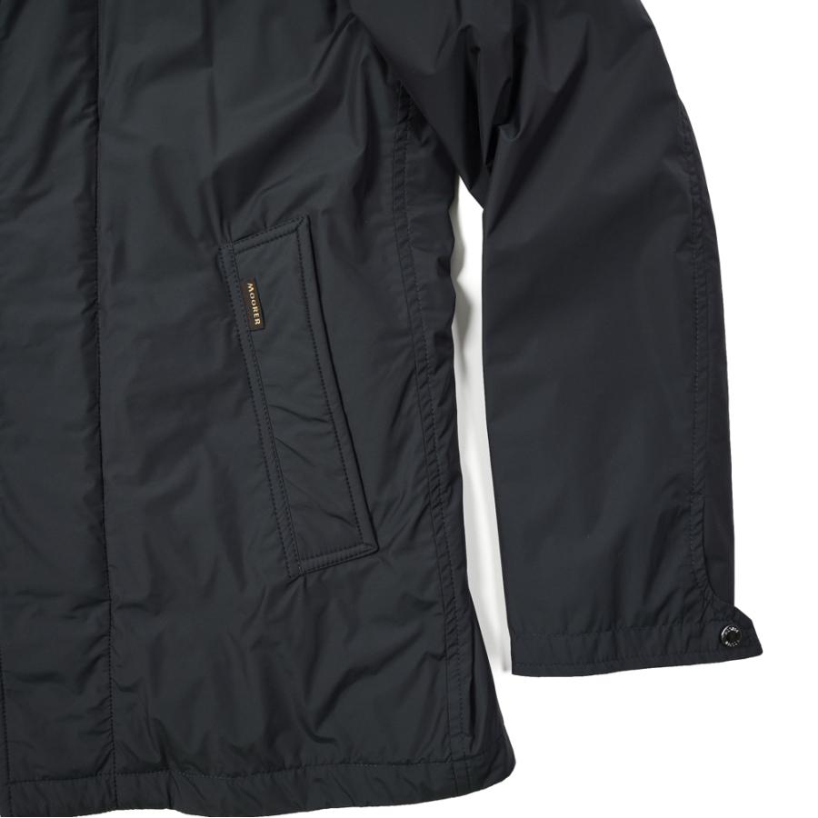 ムーレー MOORER COMTE-MS 中綿ライトコート フード付き ブルゾン ライトアウター ナイロン ダークネイビー イタリア製 : 395968 : Peppino by ...