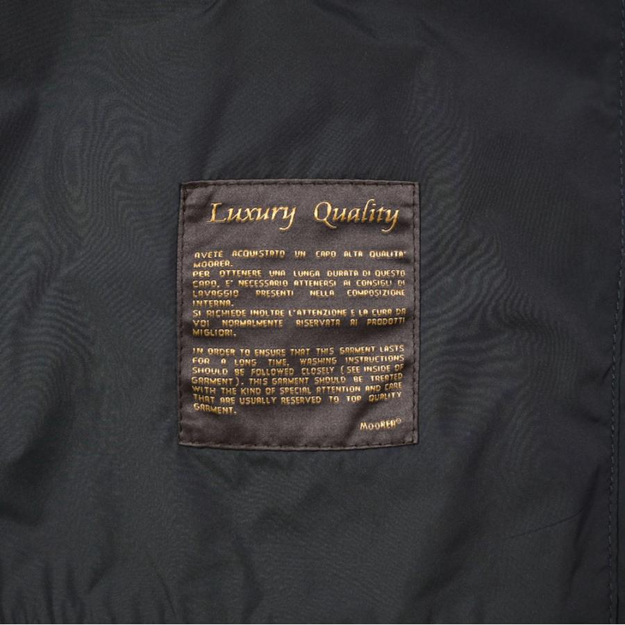 ムーレー MOORER COMTE-MS 中綿ライトコート フード付き ブルゾン ライトアウター ナイロン ダークネイビー イタリア製 : 395968 : Peppino by ...