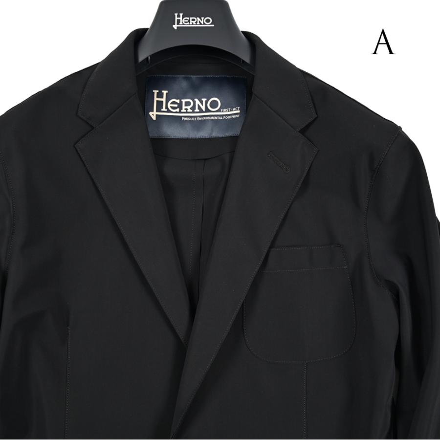 【2025年 春夏新作】 ヘルノ HERNO FIRST-ACT ブレザー ストレッチ イージージャケット 2Bシングル ライトアウター 超軽量 形状記憶 防シワ 2色展開 : 415690 ...