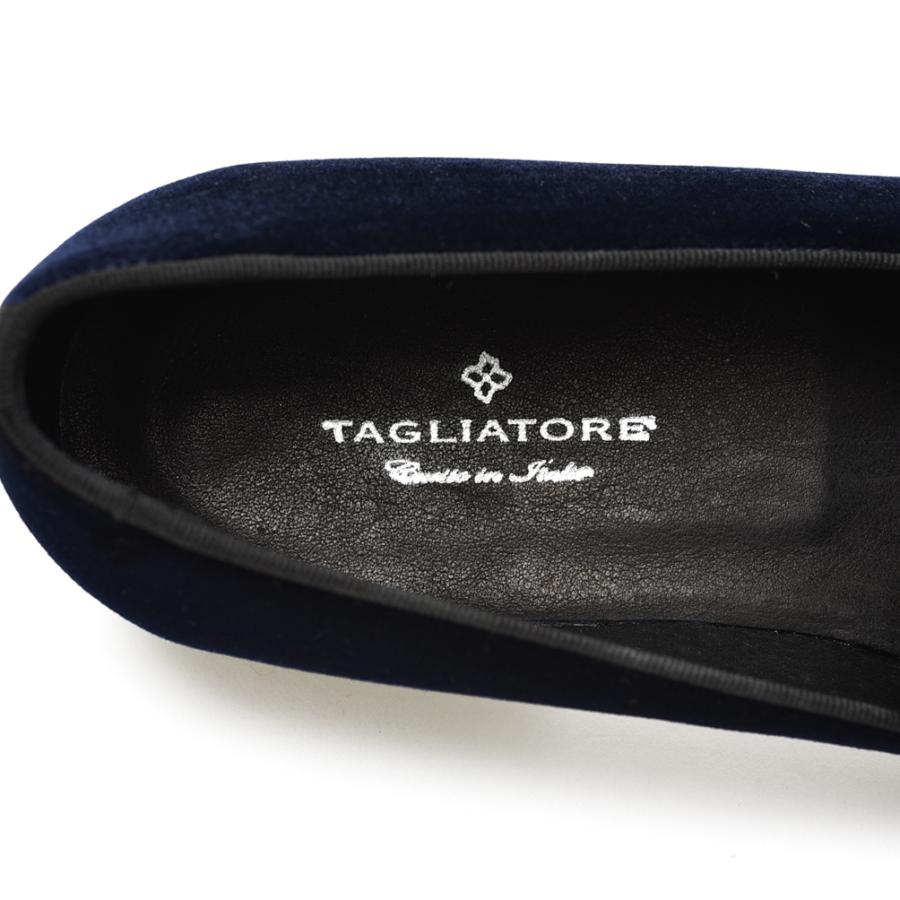 TAGLIATORE 25SS新作 スリッポン シューズ ゴートレザー100% ベロア ロゴ ネイビー / メンズ タリアトーレ : Peppino by GUARDAROBA - 通販 ...