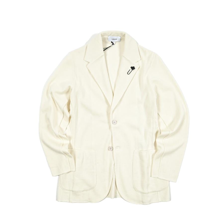 LARDINI 2Bシングルニットジャケット 春夏秋 コットン100% ホワイト / メンズ ラルディーニ 25SS新作 : Peppino by GUARDAROBA - 通販 ...