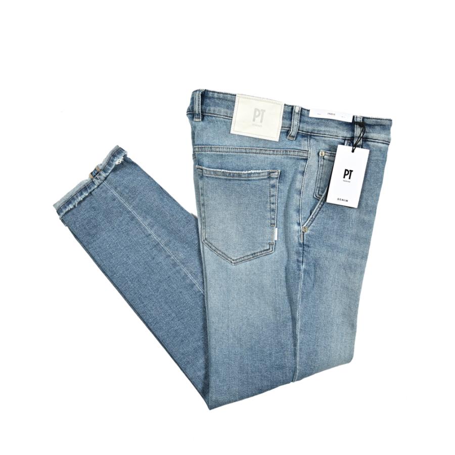 PT TORINO DENIM INDIE (NARROW FIT) デニム ジーンズ デニスラ ストレッチパンツ ライトブルー / PT05 メンズ ピーティートリノデニム ...