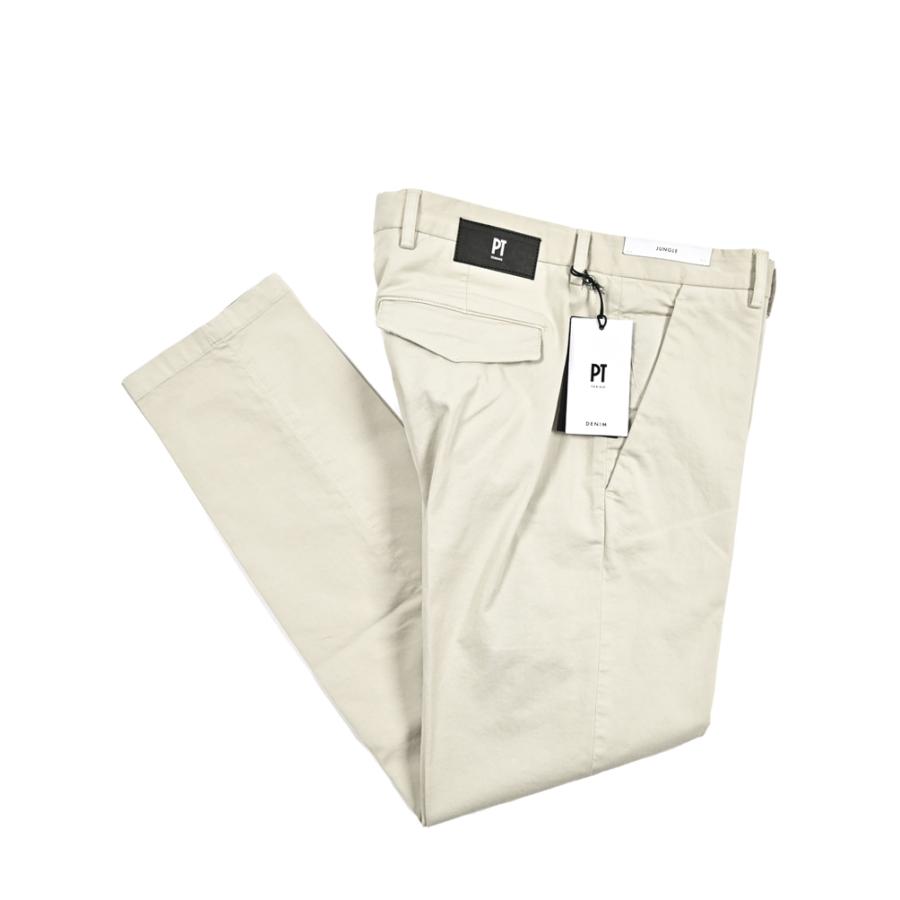 PT TORINO DENIM JUNGLE ストレッチコットン スキニーパンツ ノータック 春夏秋 ベージュ / PT05 メンズ ピーティートリノデニム : Peppino by ...