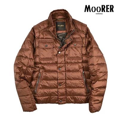 MOORER JOYCE-SH スタンドカラーダウンジャケット ポリアミド 100％ ライトブラウン / ACQUA RESISTANT(撥水) : ペッピーノ - 通販 - Yahoo!ショッピング