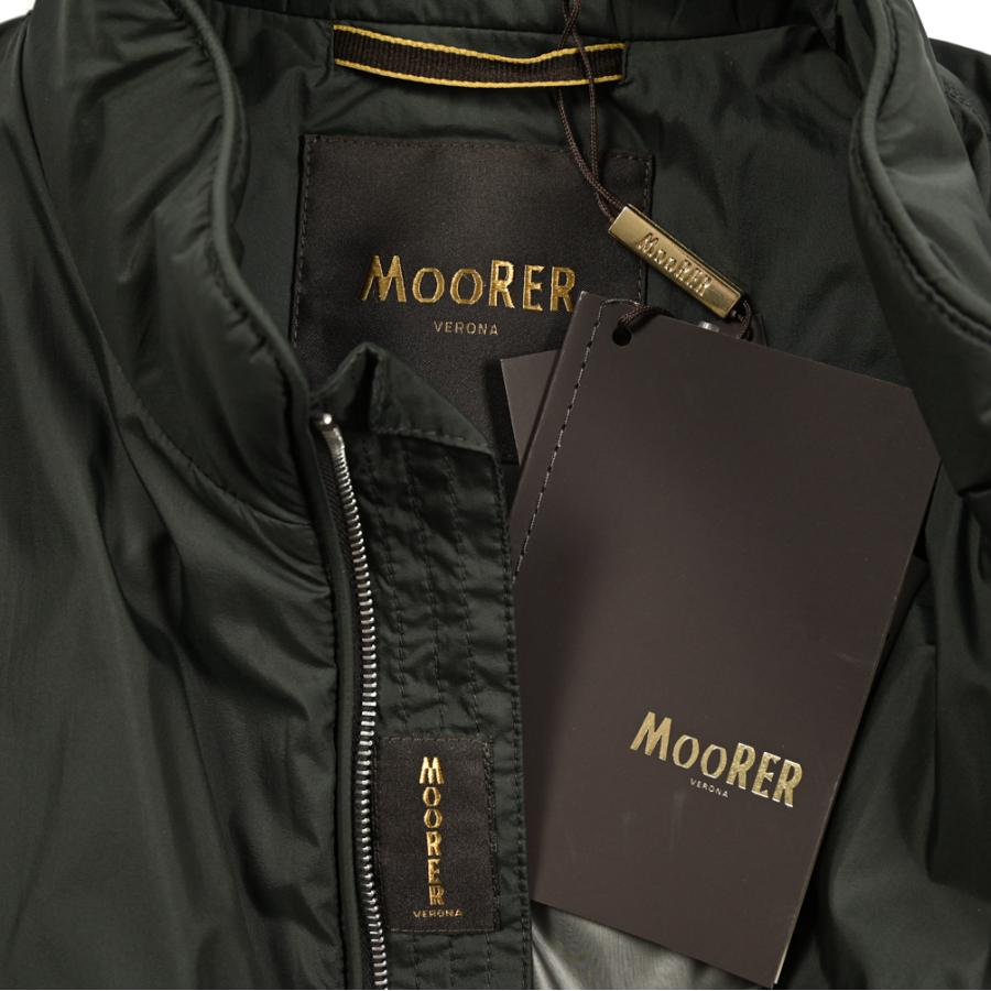 MOORER SENIO-OP ダウンベスト スタンドカラー 春秋 軽量 アウター ナイロン 100% ダークグリーン / メンズ ムーレー : Peppino by GUARDAROBA ...