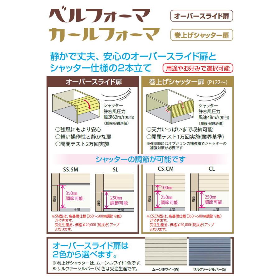 物置 収納 タクボ TAKUBO 田窪工業所 ベルフォーマ SS 多雪型 標準屋根 3連棟 間口9252mm×奥行き6516mm×高さ2450mm SS-S9365 シャッタータイプ 収 ...