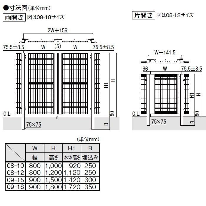 形材門扉 LIXIL リクシル TOEX ハイグリッド門扉NF8型 片開き 内開き 打掛錠仕様 08-12 ガーデン DIY 塀 壁 囲い 境界 屋外 :to05ya-00721:DIY 建材 ...
