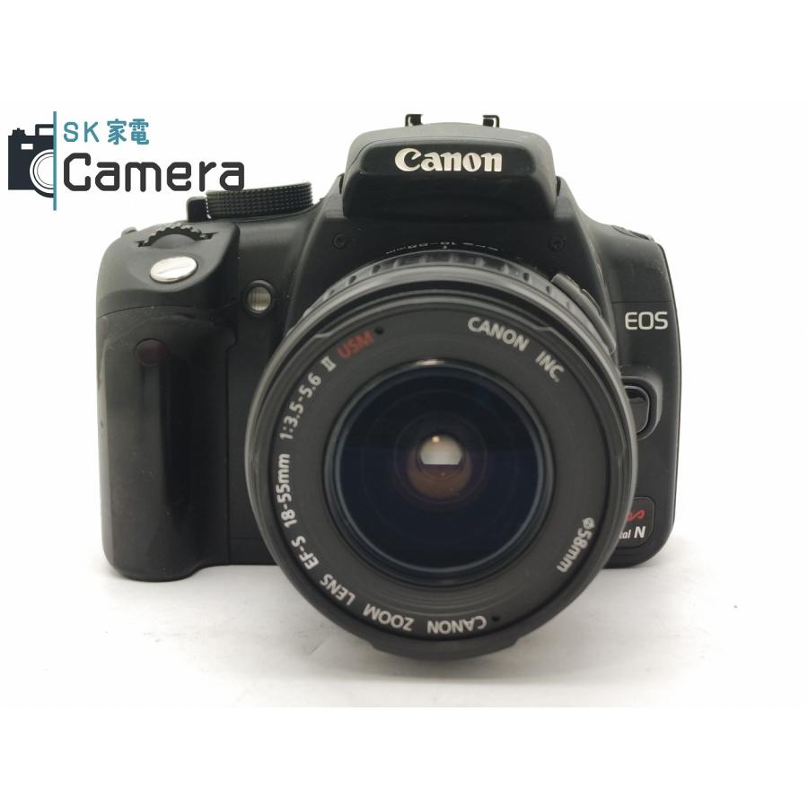 Canon EOS Kiss Digital N + EF-S 18-55mm F3.5-5.6 II USM キャノン : SK家電 ヤフーショッピング店 - 通販 - Yahoo!ショッピング