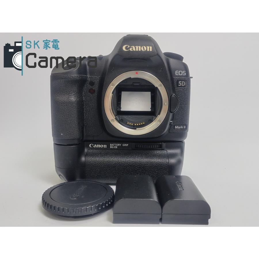 【中古】 Canon EOS 5D Mark II BATTERY GRIP BG-E6 キャノン 電池2個付 MarkII マーク2 : rc-itqrisdkr85w-pv3u : SK ...
