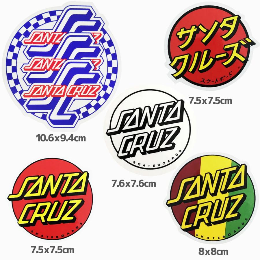 サンタクルーズ SANTACRUZ スケボー ステッカー オリジナルSTICKER PACK 5枚 NO122 :ac-22-sticker-122:スケートボードSHOP砂辺ヤフー店 ...