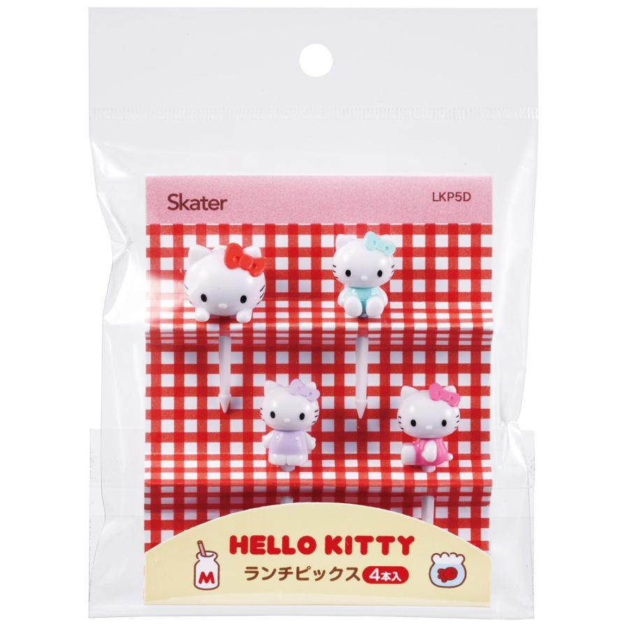 ハローキティ ランチ ピックス 4本入り キャラクター 串 ハローキティ ランチ ピックス 4本入り キャラクター 串