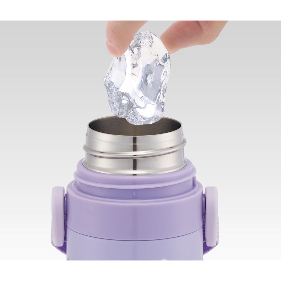 水筒 キッズ 直飲み ワンタッチ ステンレス 保冷 軽い キャラクター 2WAY コップ skater スケーター SKDC4 クロミ クロミちゃん サンリオ 女の子 女子 : 686696 ...