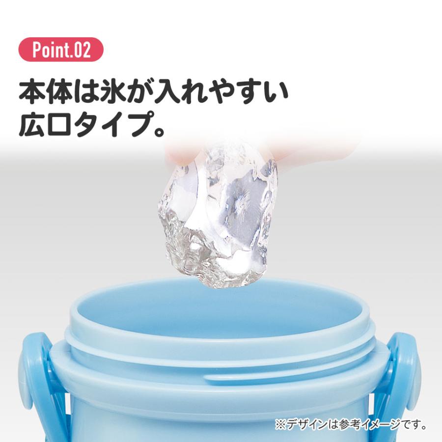 水筒 直飲み プラスチック 大容量 480ml 食洗機対応 キッズ 幼児 ワンタッチ skater スケーター PSB5SANAG らぶい〜ず ラブイーズ すもっぴ ぴょんちー グッズ ...