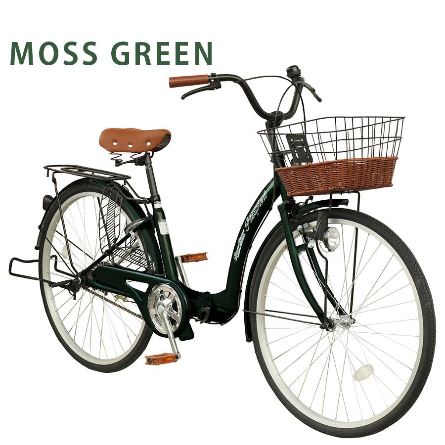 【新商品】AIJYU CYCLE シティサイクル 折りたたみ自転車 26インチ 折り畳み 自転車 荷台付き 鍵付き 両立スタンド ワイドスタンド ママチャリ [TS26] :ts-26:エス ...