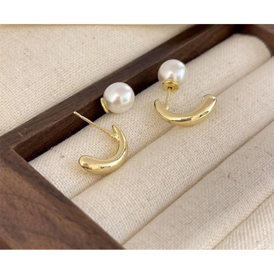 2wayピアス 可愛いパールピアス レディースピアス シルバー925 : さくらアクセサリーショップ - 通販 - Yahoo!ショッピング