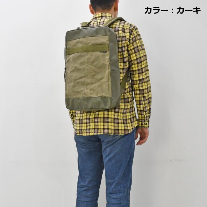 BAGGY PORT PORT(バギーポート) ロウビキ帆布×幌 デイパック INS102 リュックサック リュック バックパック 撥水 ...
