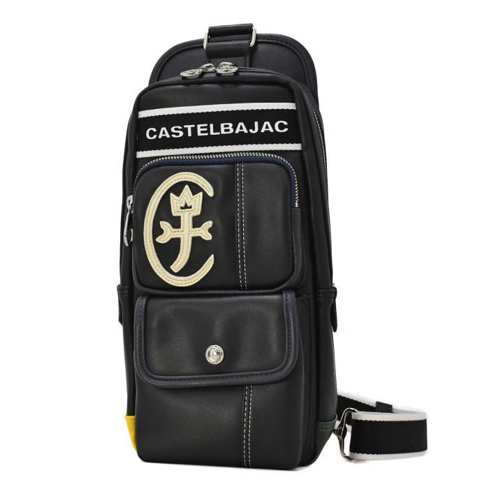 CASTELBAJAC CASTELBAJAC(カステルバジャック) ドミネ ボディーバッグ(大) 024911 クロ ボディーバッグ ボディバッグ ワンショルダーバッグ ブラック ...